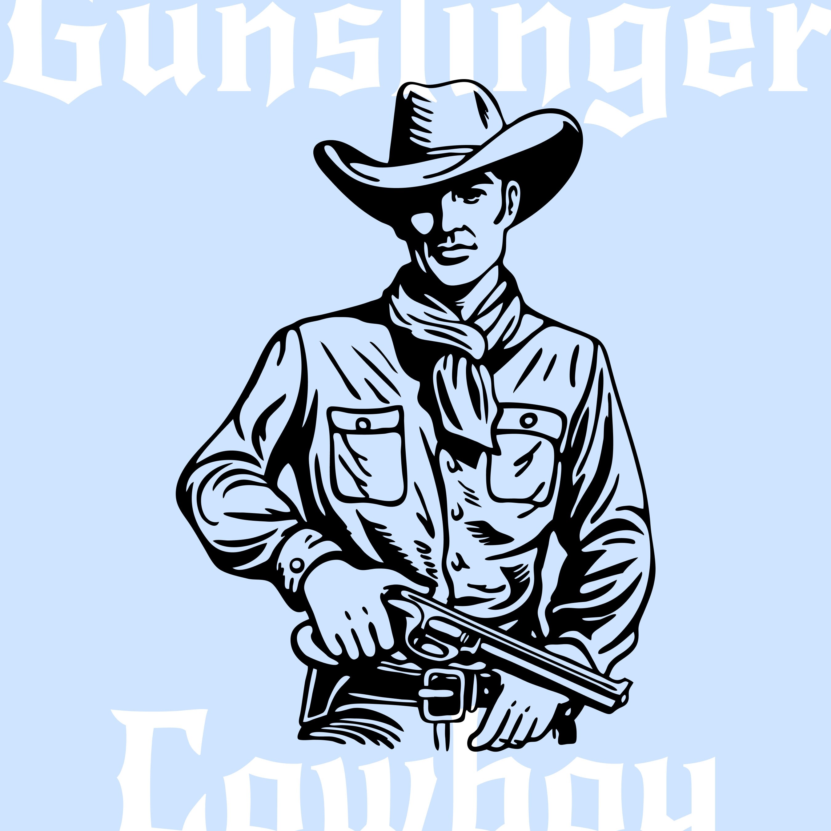 Cowboy Showdown Clipart