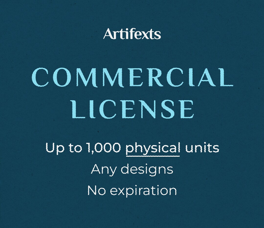 Artifexts Commercial License for All Designs for Physical Products - Etsy