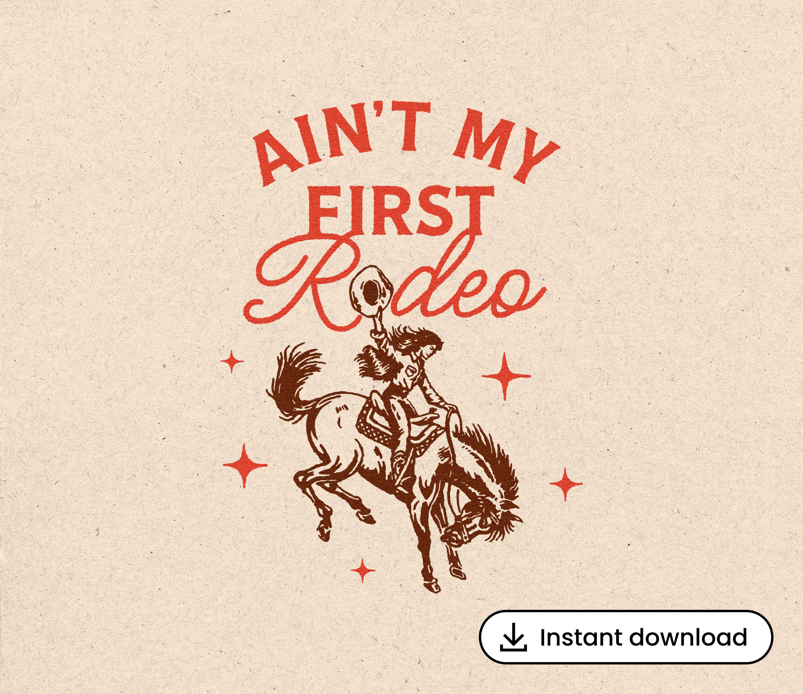 Retro Cowgirl Rodeo SVG Ain't My First Rodeo Vintage Western ...