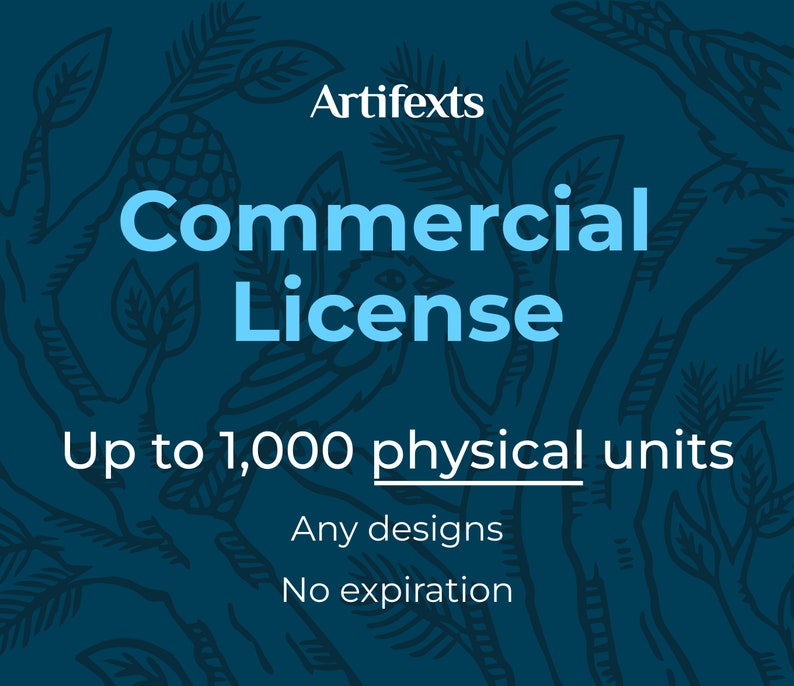 Artifexts Commercial License for All Designs for Physical Products - Etsy