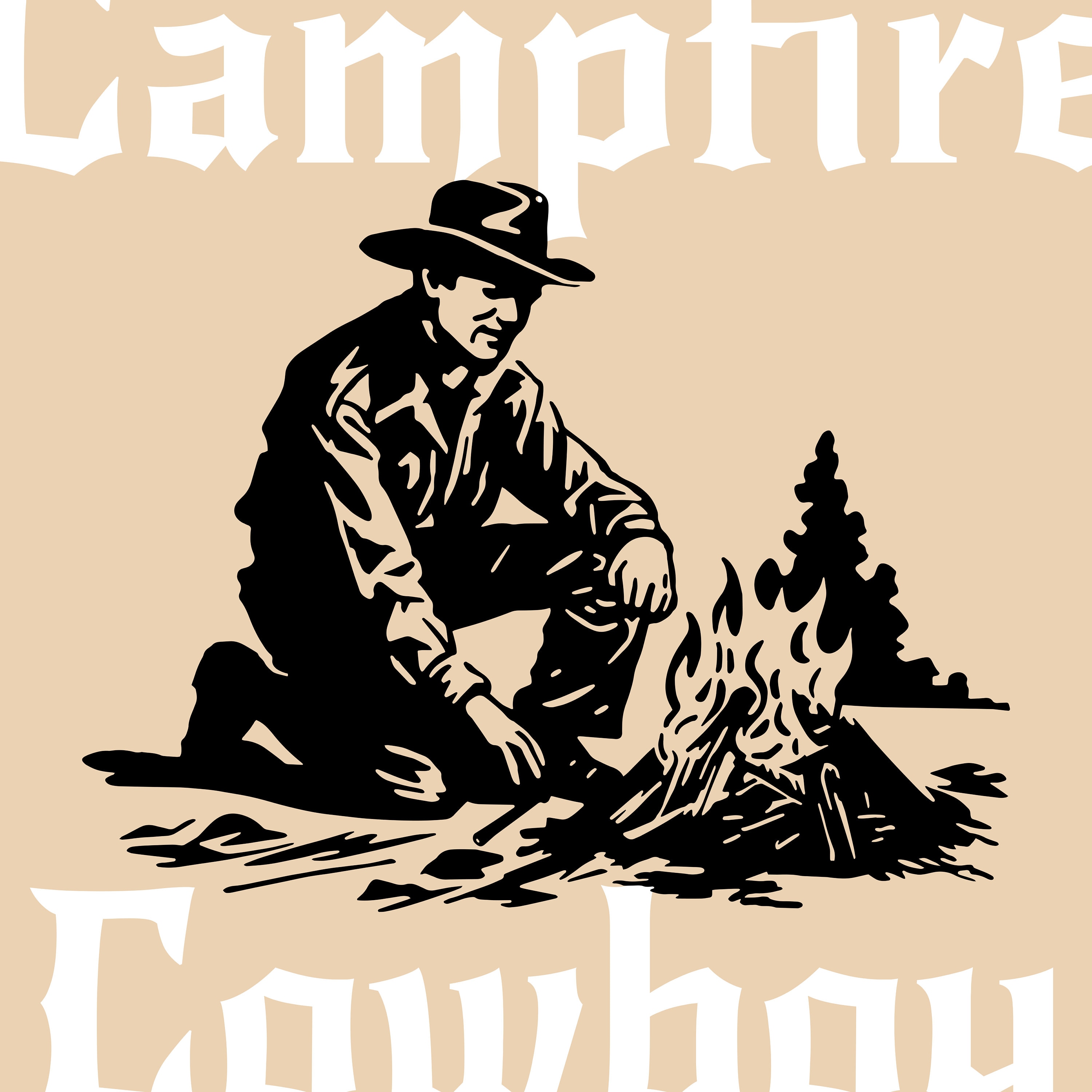 Cowboy Campfire Clip Art