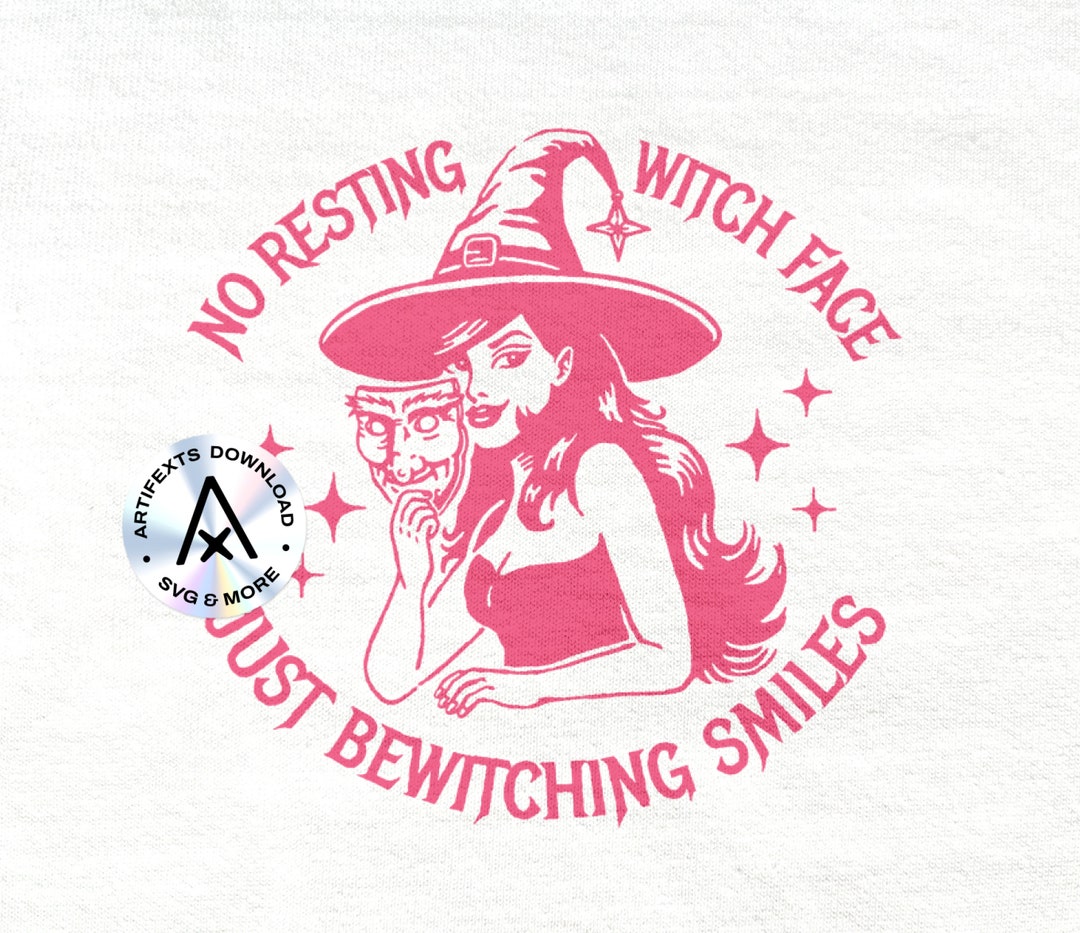 Witch Girl SVG: Bewitching Halloween Costume Clipart (digital Download ...