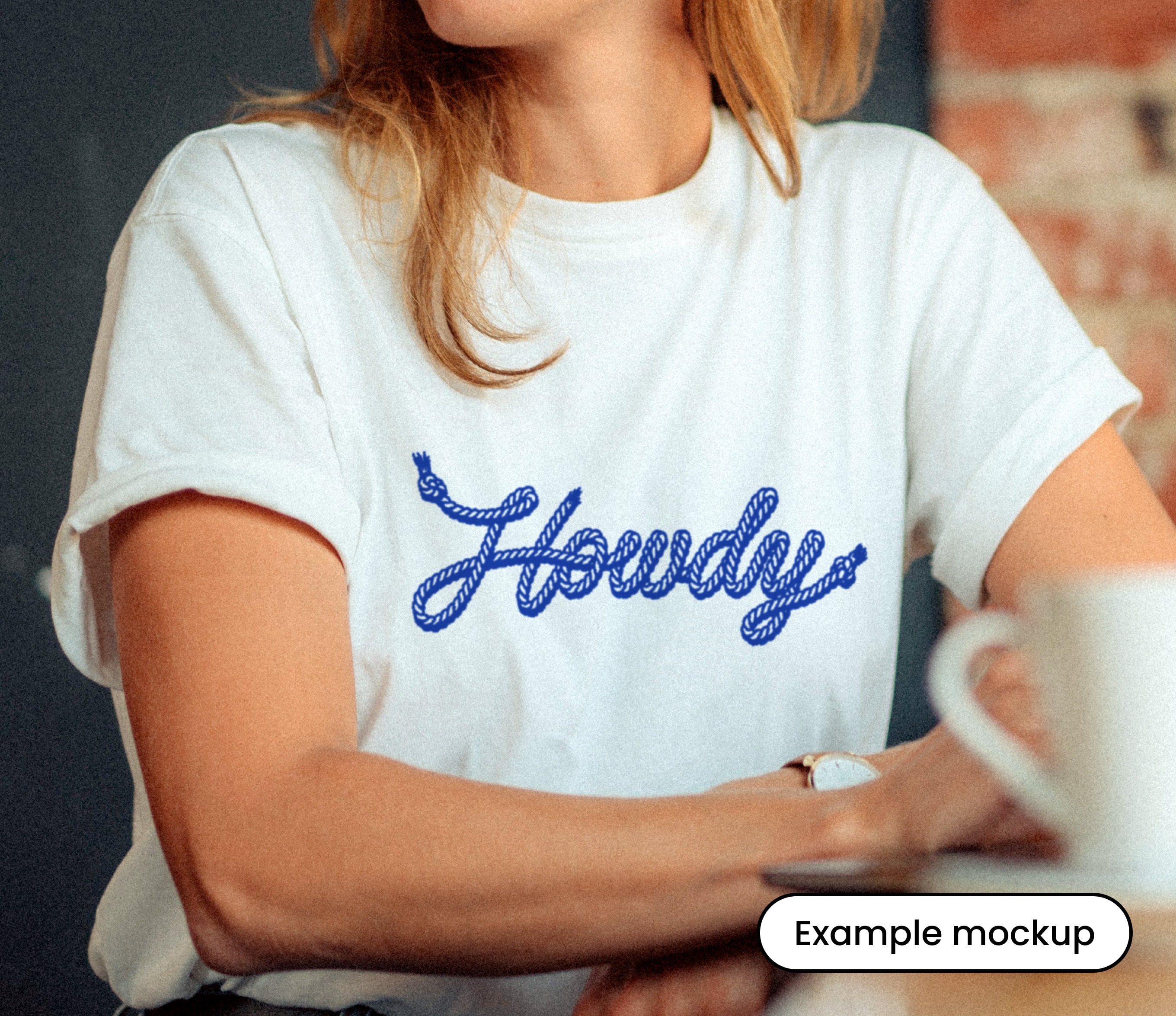 Howdy SVG Rope Lettering Typography Script Art 1950s Country Clipart ...