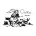 Cowboy Cattle Wrangler SVG, Western Lariat Illustration (digital ...