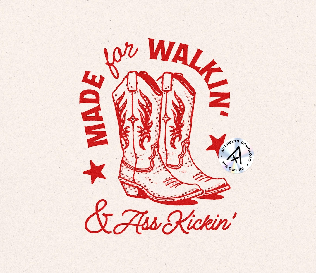 Cowgirl Boots Graphic: Western SVG, PNG, PDF (digital Download) - Etsy