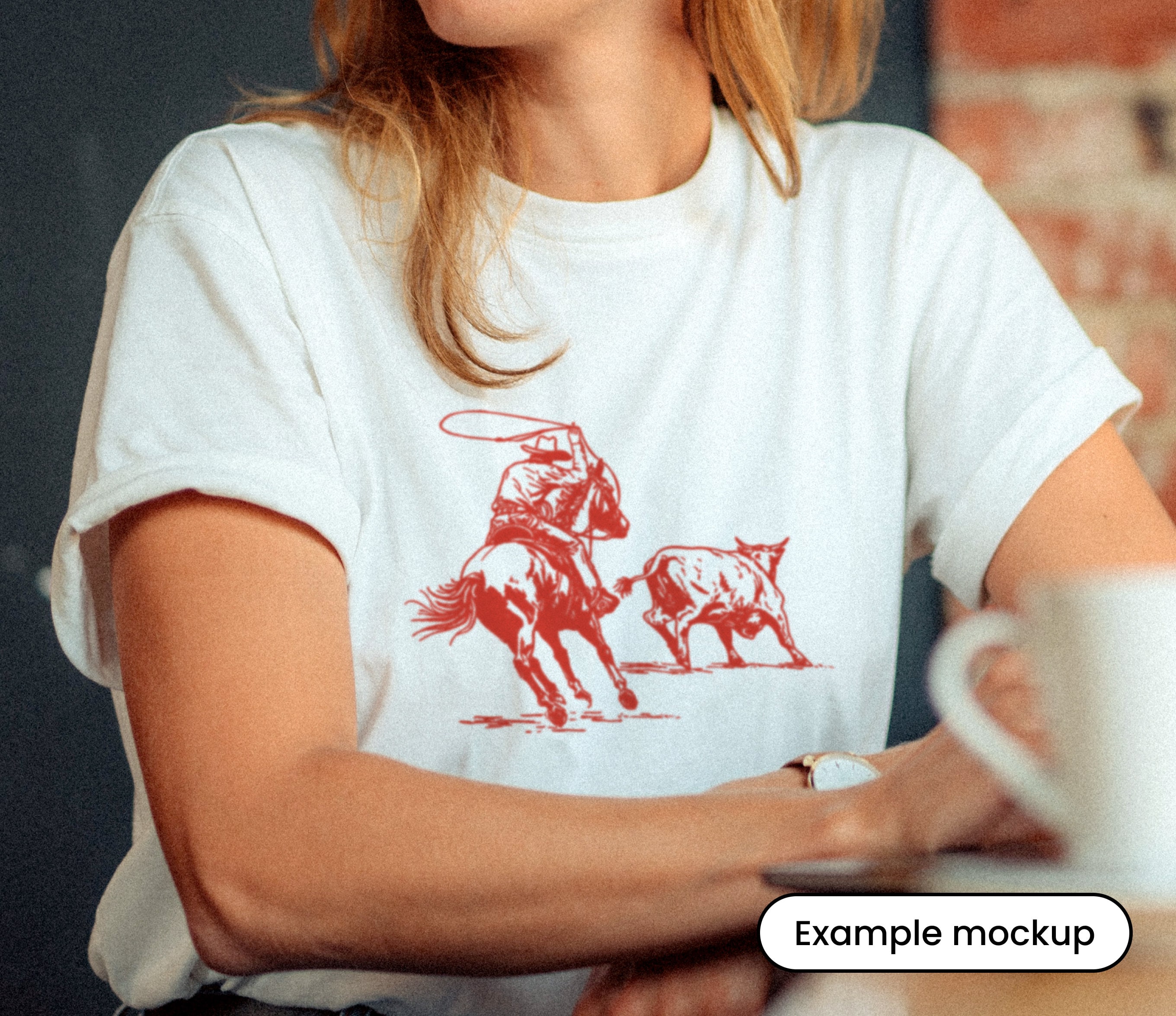 Cowboy Cattle Wrangler Bundle Svg, Vintage T Shirt Graphic, Retro ...