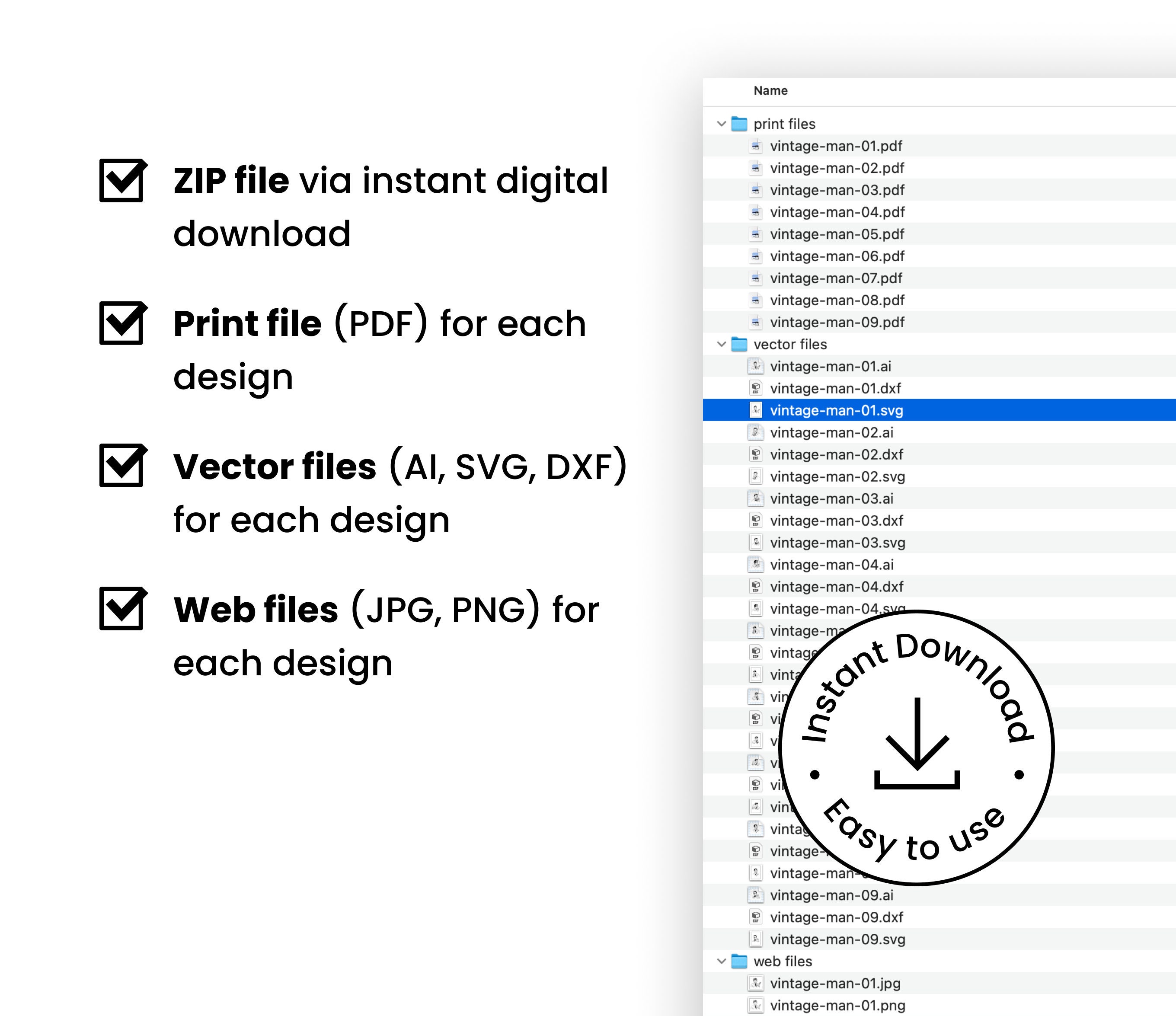 Vintage Man Bundle Svg Cartoon Retro Husband Comic Bundle 1950s Atomic ...