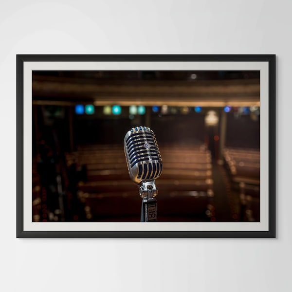 Microphone Art - Etsy