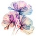 Transparent Background Abstract Flowers PNG Clipart Bundle Digital ...