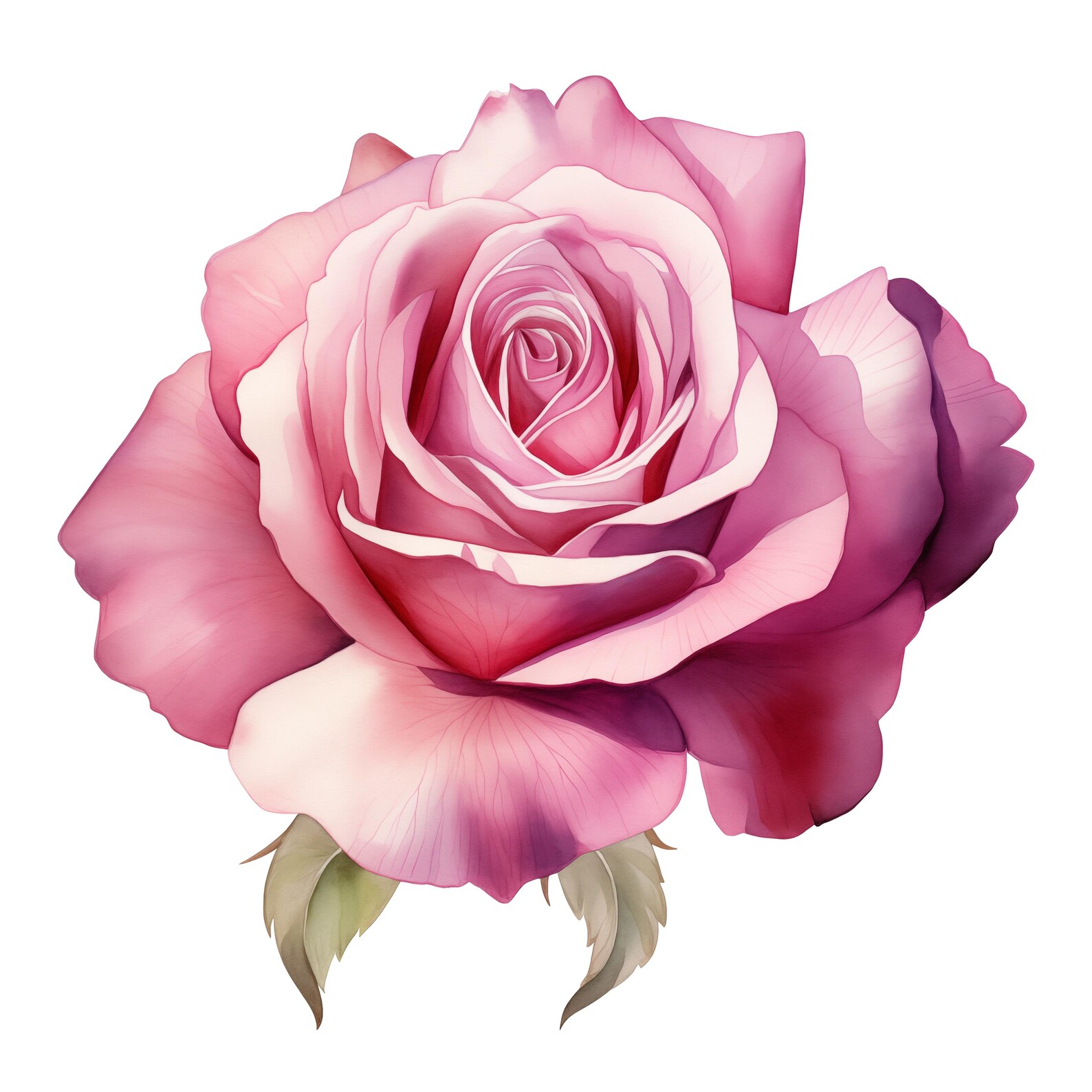 Transparent Background 12 Rose Color Variety Clipart Bundle, Digital ...