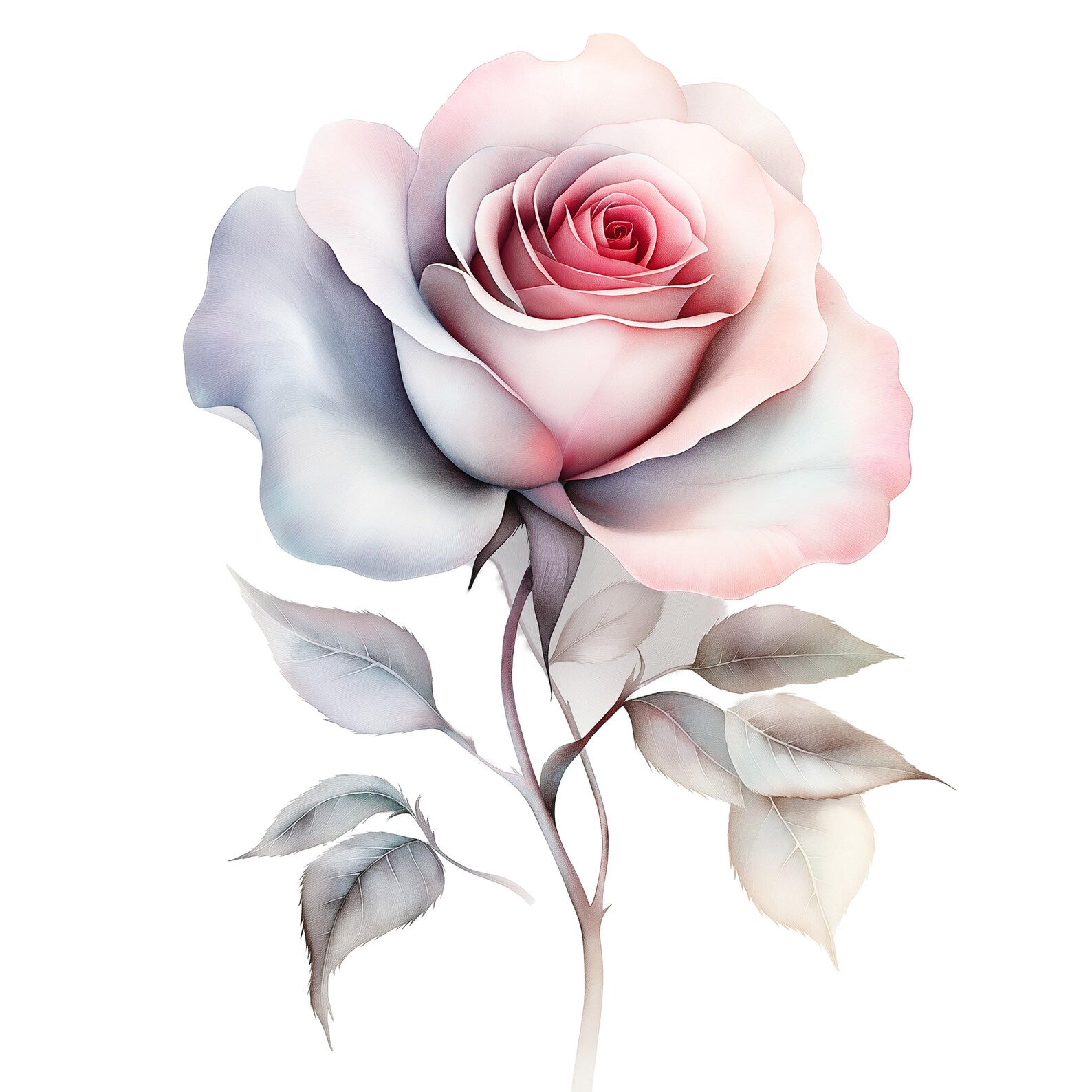 Transparent Background 12 Rose Color Variety Clipart Bundle, Digital ...