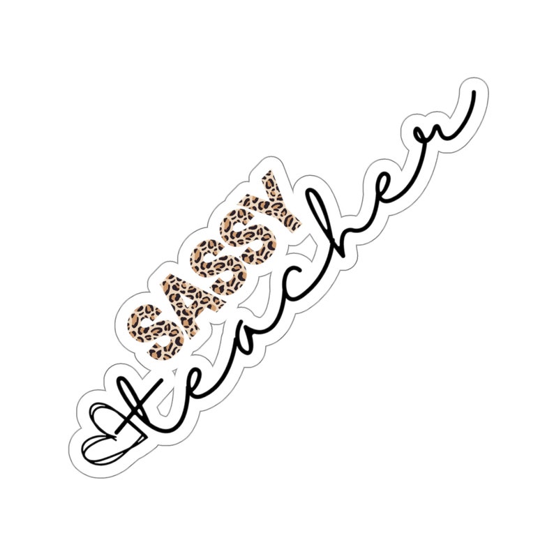 Sassy Teacher Sticker - Etsy