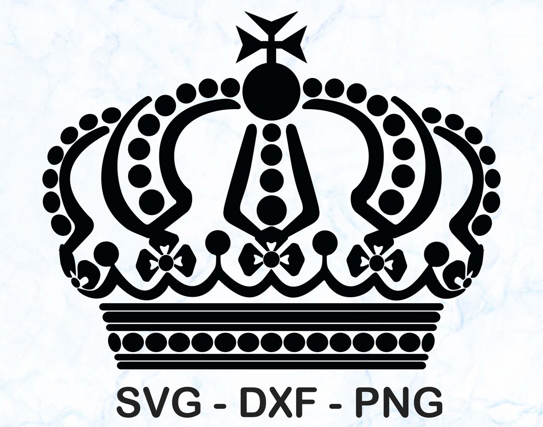 Corona SVG Archivo de corte PNG DXF Alta calidad Fácil de usar - Etsy ...