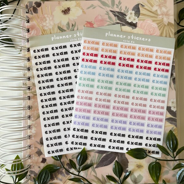 College Planner Stickers - Etsy