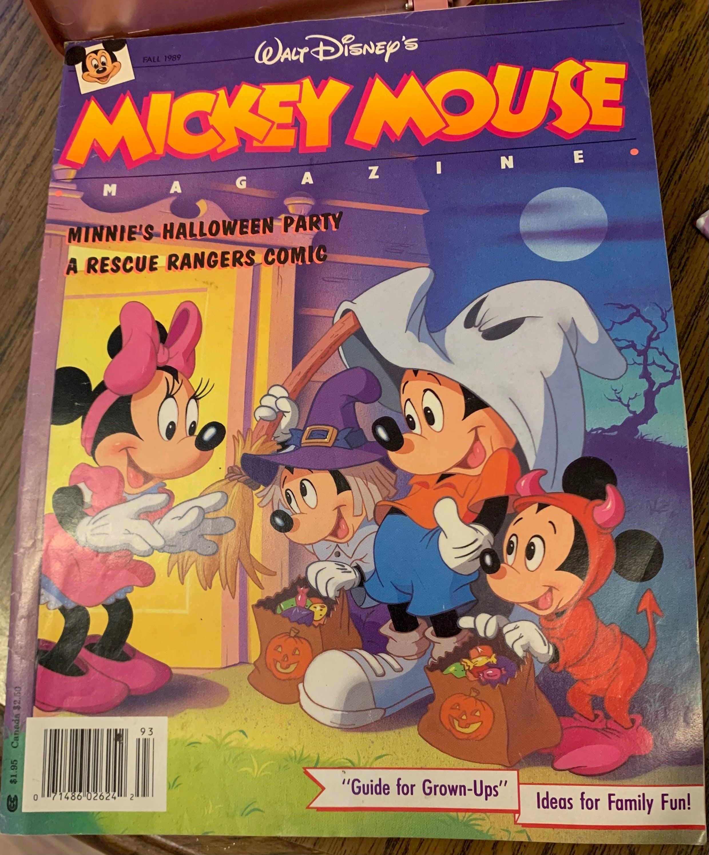 Mickey Mouse Magazine Fall 1989 - Etsy