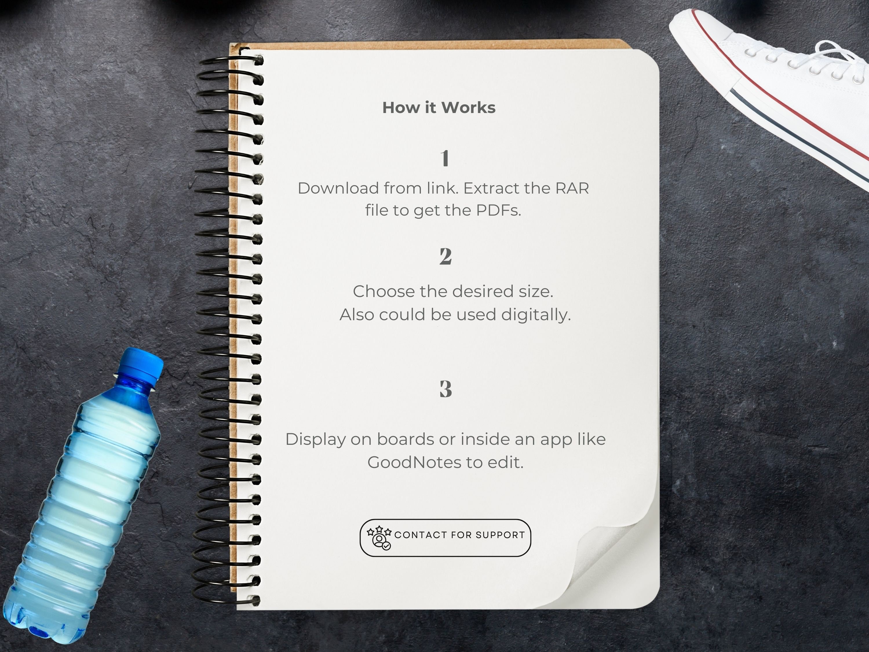 Fitness Challenge Template, Printable Fitness Planner Template ...