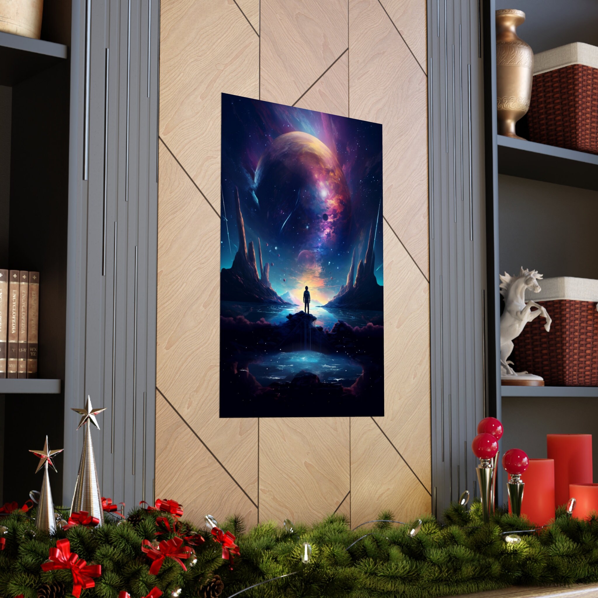 Galactic Star Scape Poster - Etsy