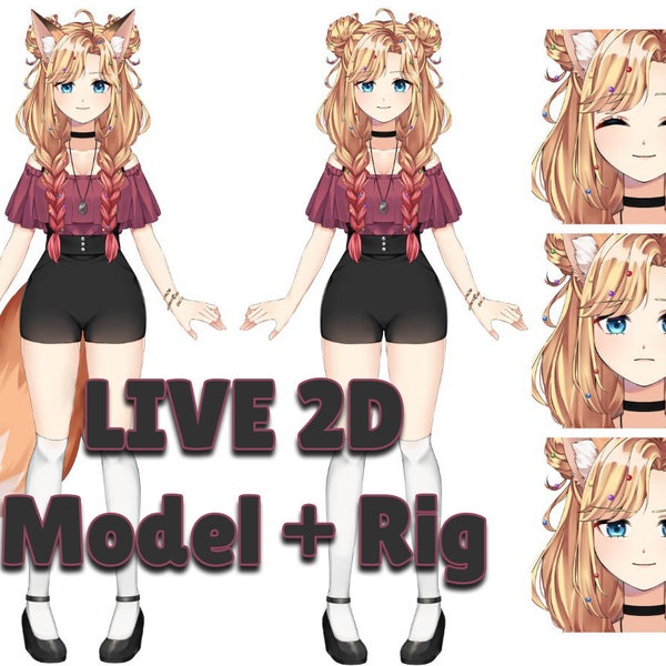 Vtuber Model Fox - Etsy
