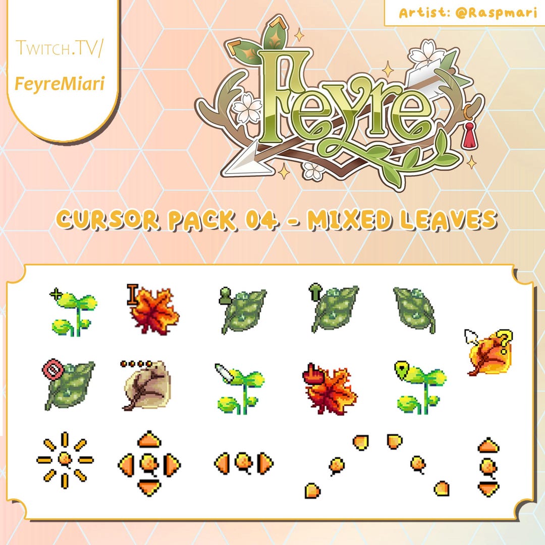 Nature Leaf Cursors - Etsy