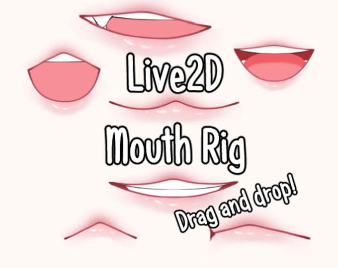 Vtuber Mouth - Standard Tracking - Etsy