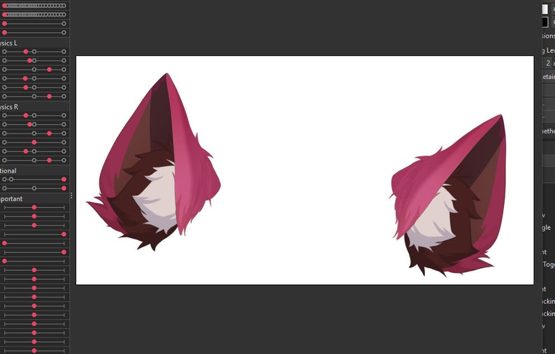 Pre-rigged Live2d Ears for Vtubers! - Etsy