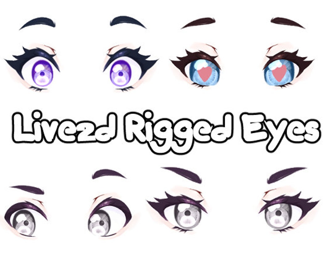 Rigged Eyes for Live2d Models - V2 - Etsy