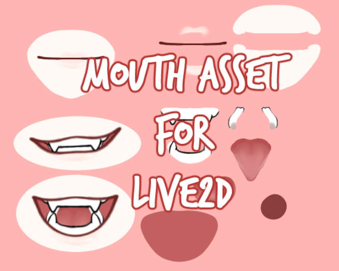 Vtuber Mouth PNG - Inside and Out - Asset - Etsy