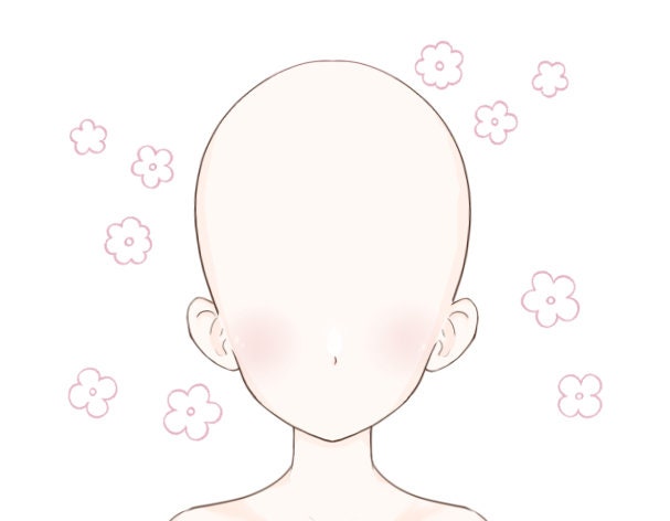 Prerigged Live2d Base Model Bust Up - Etsy