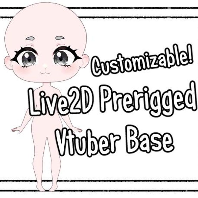 Vtuber Model Base Template - Etsy