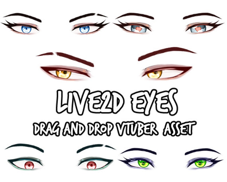 Rigged Eyes for Live2d Models - V3 - Etsy