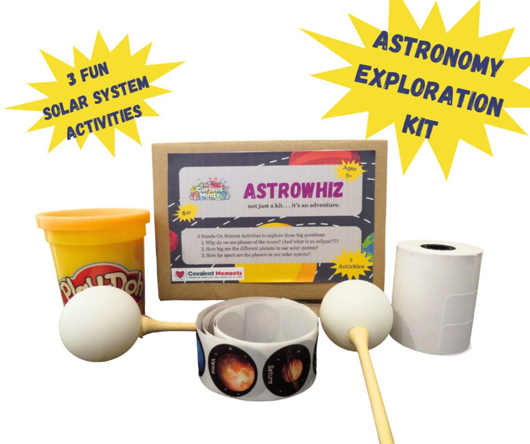Solar System Exploration Kit - Astronomy Space Activities for Kids - Etsy
