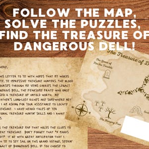 Pirate's Treasure Kids Printable Escape Room Game Kids 8-12 Treasure ...