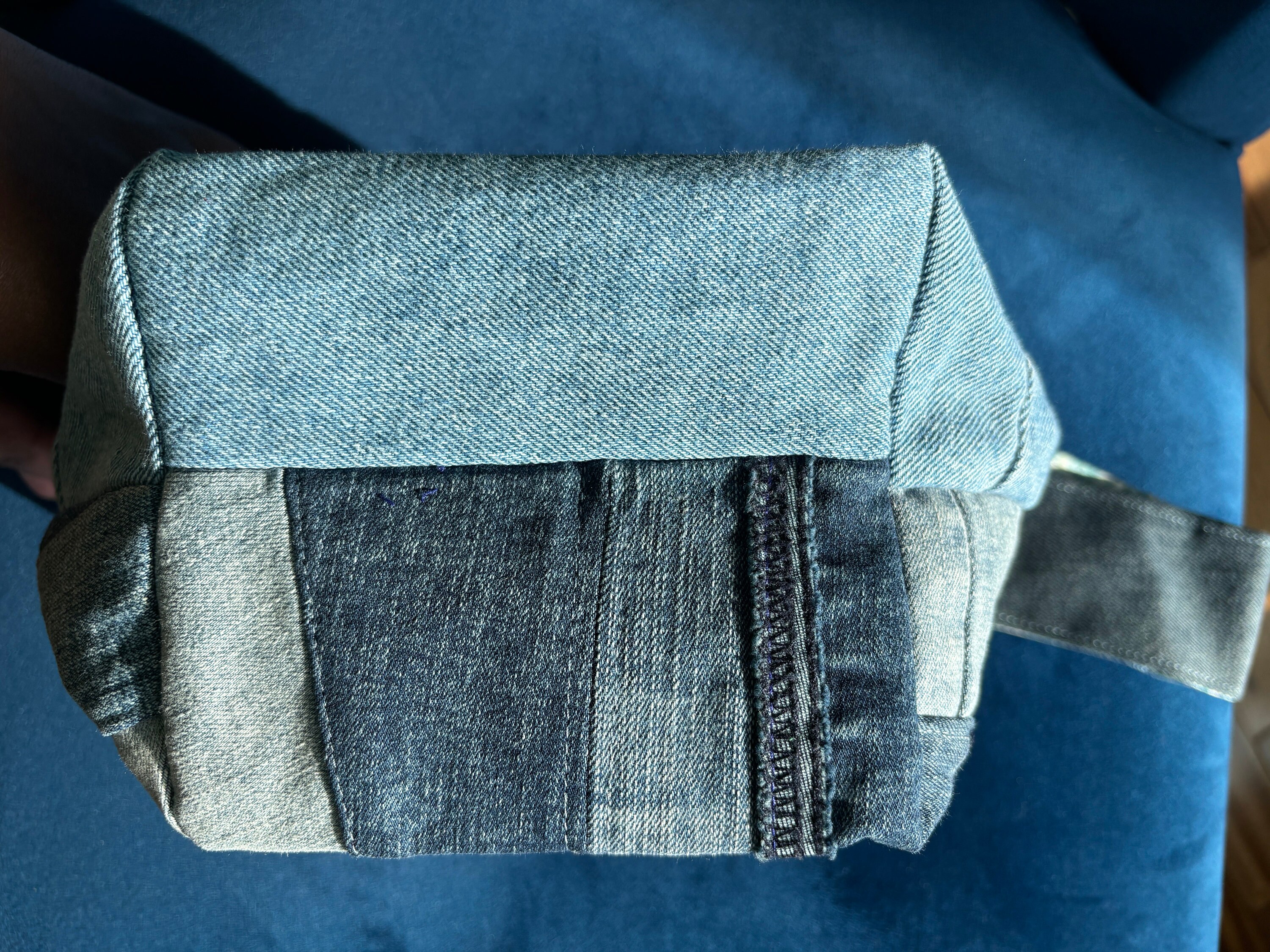 Small Denim Knot Bag From Jeans - Etsy