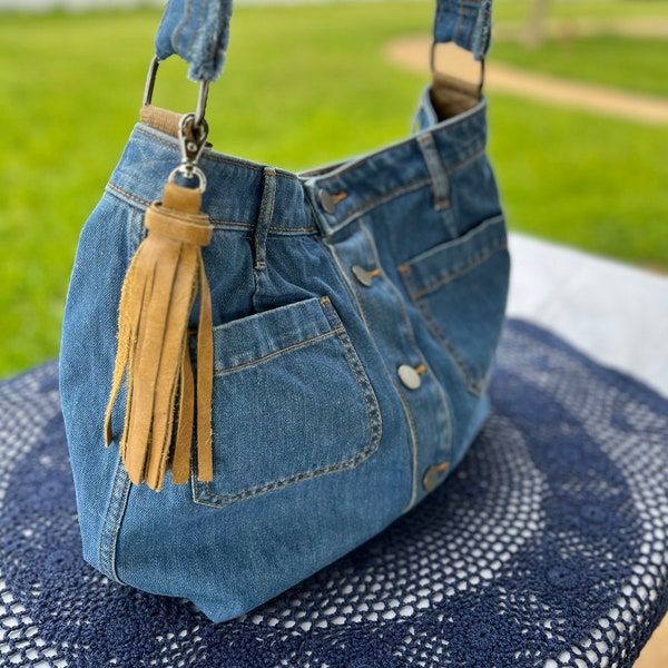 Jean Purse - Etsy