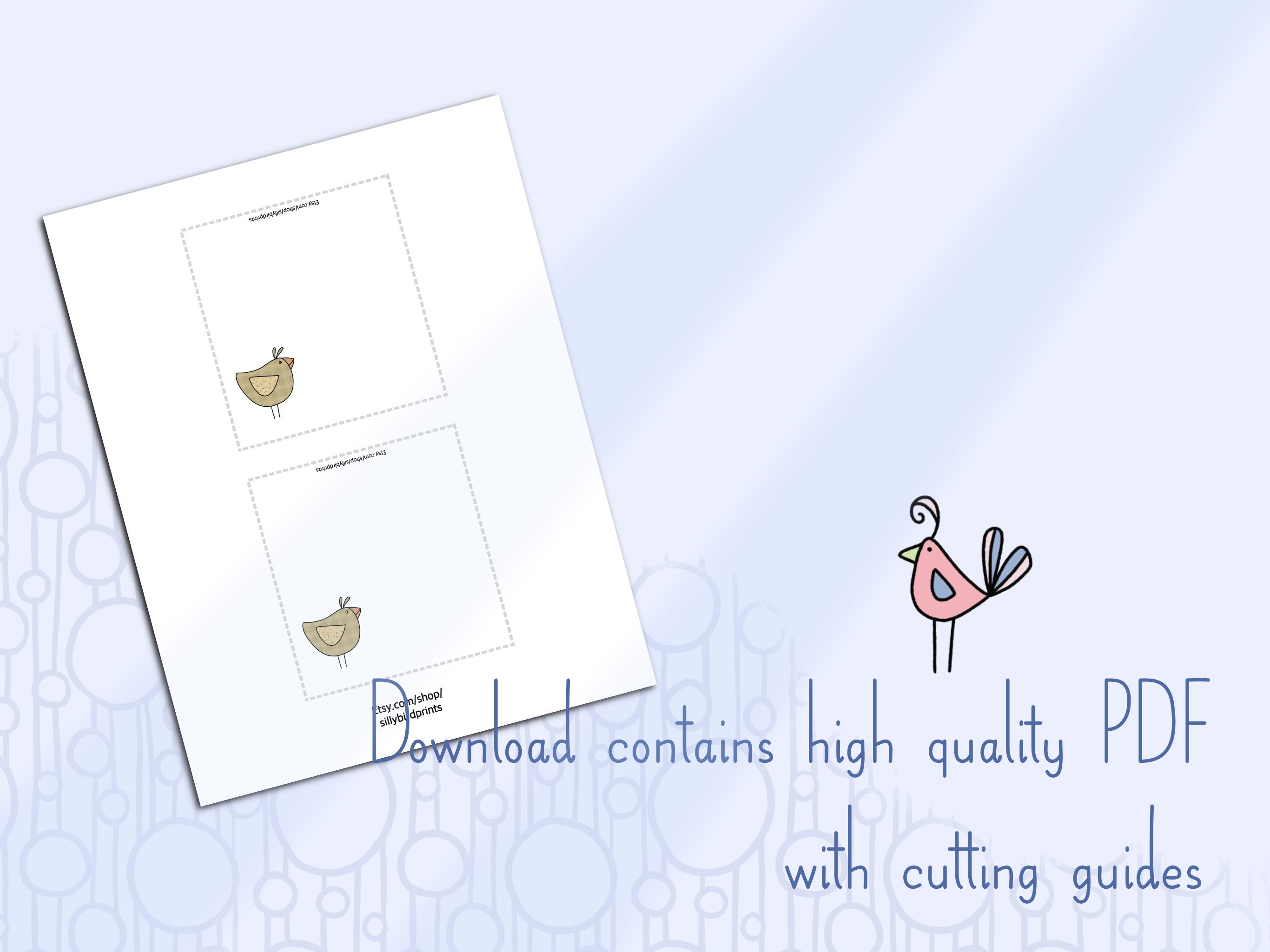 Printable Name Card Fun Chicken Doodle, Boho Tent Card, Reserved ...
