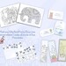 Coloring Book Pages, Hand Drawn Coloring Page Bundle, Home and Garden ...