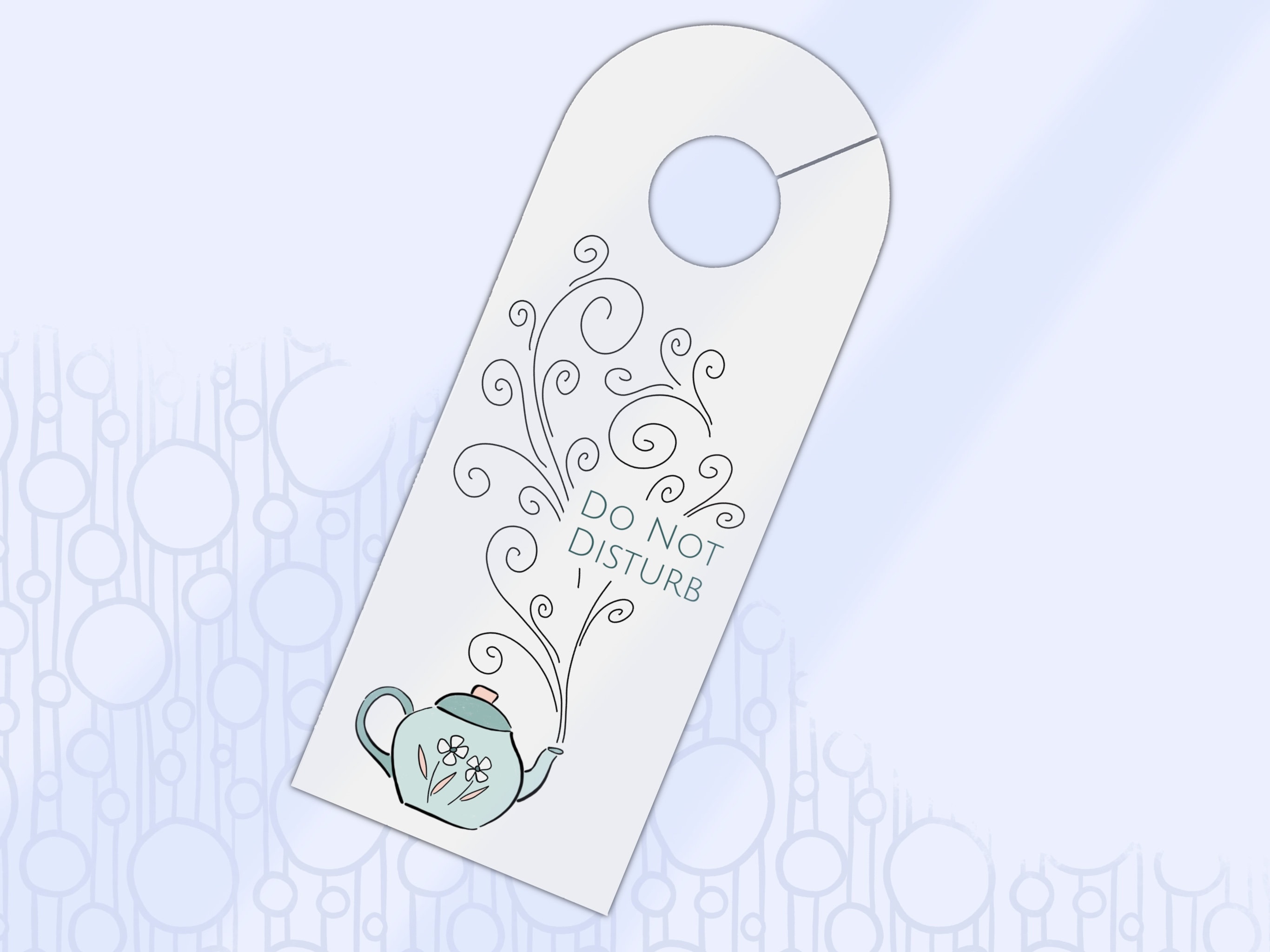 Printable Do Not Disturb Sign, Privacy Sign, Pretty Hand Drawn Door ...