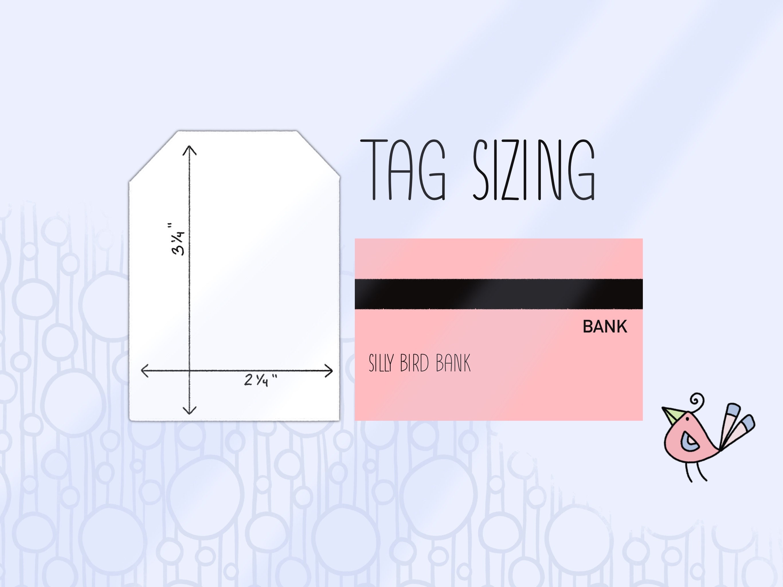 Printable Gift Tag Tangled Rose, Hand Drawn Notched Gift Tag, Blank ...