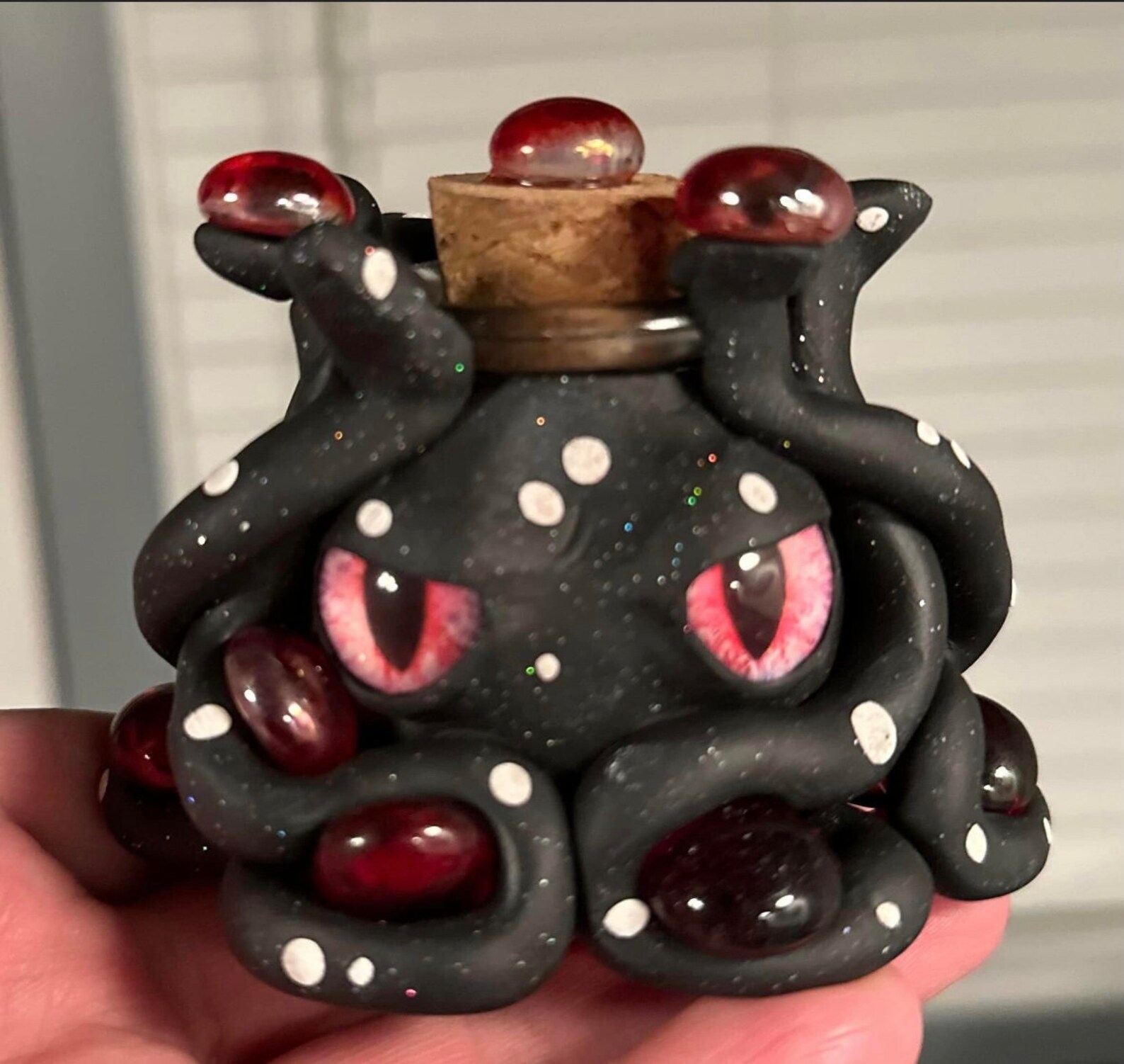 Polymer Clay Octopus Jar - Etsy