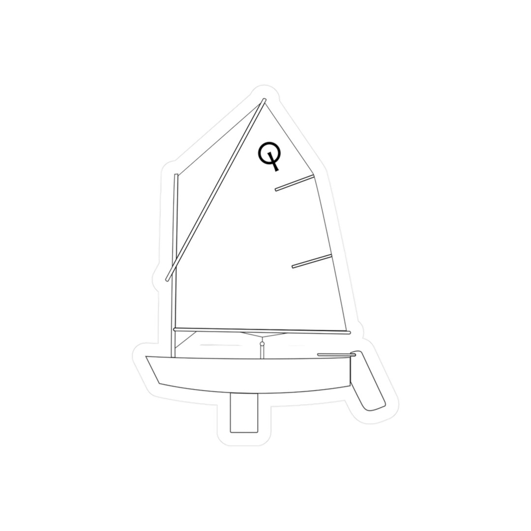 Opti Line Drawing Vinyl Decal - Etsy