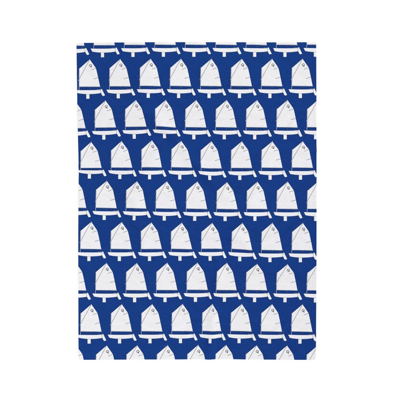 Opti Outline Plush Blanket - Blue - Etsy