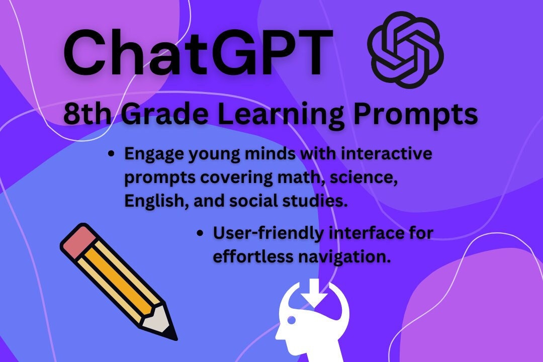 8th Grade Learning Prompts Teacher Tools Chatgpt Guide - Etsy