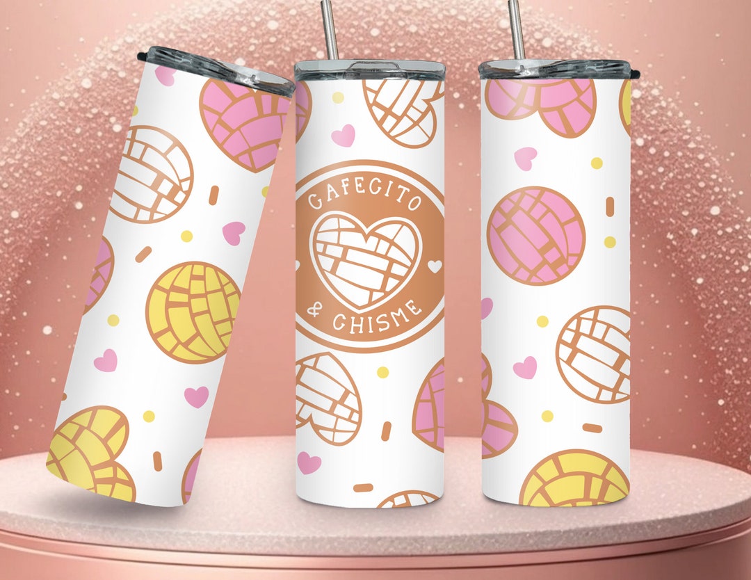 Cafecito Tumbler, Cafecito Y Chisme, 20oz Skinny Tumbler, Coffee Talk ...