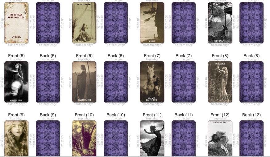Victorian Sensibilities Oracle Deck - Etsy