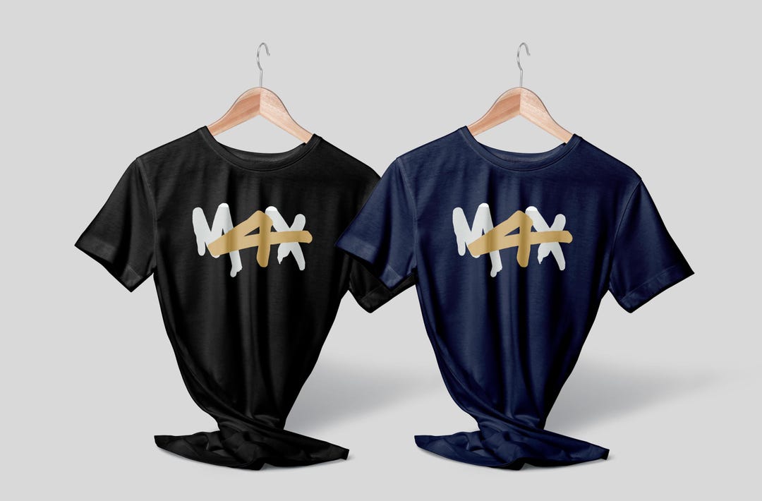 Max Verstappen "m4x" 4 Times F1 World Champion Typographic T-shirt ...