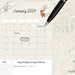 Baby Calendar 2024, Printable Monthly Calendar, Monthly Calendar ...