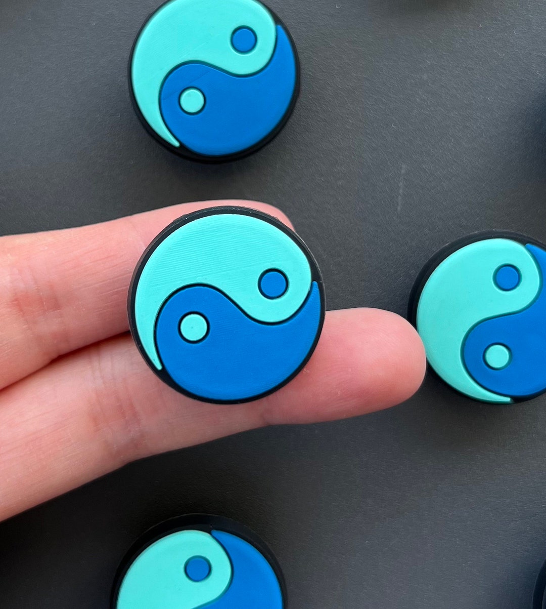 Yin Yang Shoe Charms, Cute Shoe Charms, Blue Shoe Charms, Shoe Charms ...