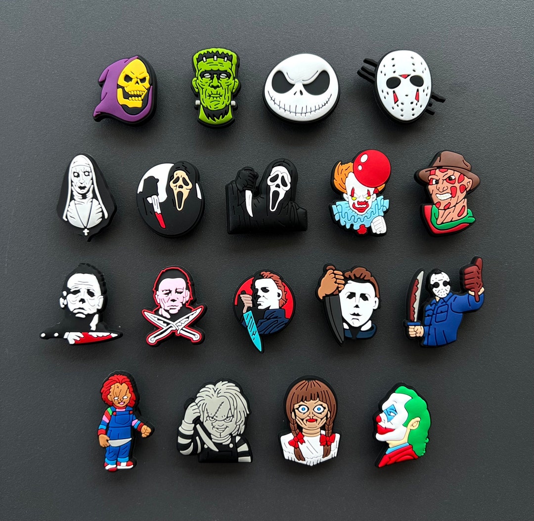 Halloween Shoe Charms, Spooky Shoe Charms, Scary Shoe Charms, Shoe ...