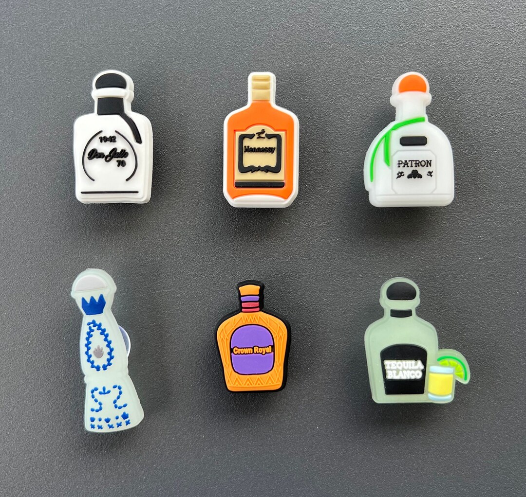 Liquor Croc Charms Tequila Shoe Charms Whiskey Croc Charms - Etsy