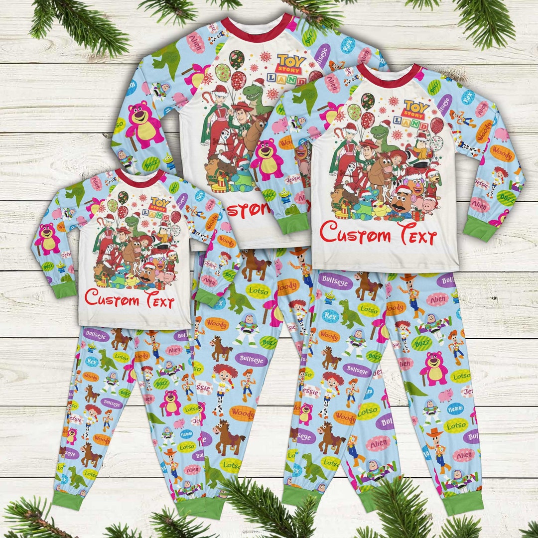 Toy Story Women Pajama Toy Story Christmas Pajamas Settoy - Etsy